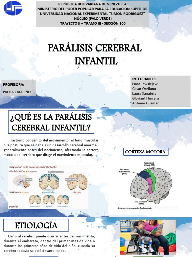 Parálisis Cerebral Infantil: Tipos y Tratamiento | PDF | Terapia física ...