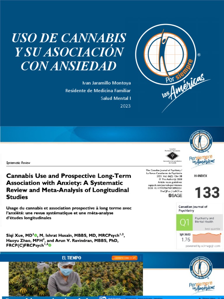 Cannabis Y Ansiedad Pdf Cannabis Droga Ciencias Del Comportamiento