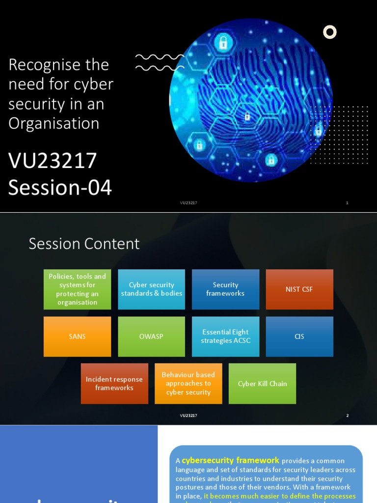 VU23217 Session-04 | PDF | Security | Computer Security