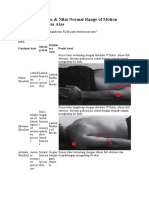 Normal ROM Setiap Regio Tubuh | PDF