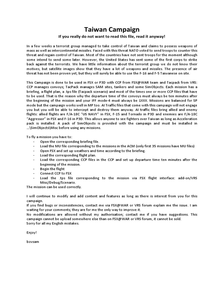 Taiwan Campaign Pdf Military Technology Military Science