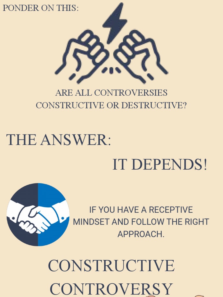 Constructive Controversy | PDF | Experience | Argument