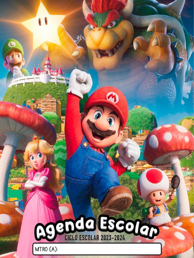 Agenda de Mario Bros 23-24 | PDF