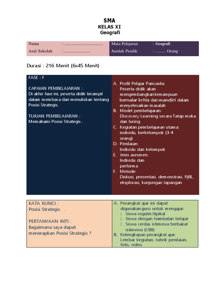 RPP KurMer | PDF | Pengembangan Diri