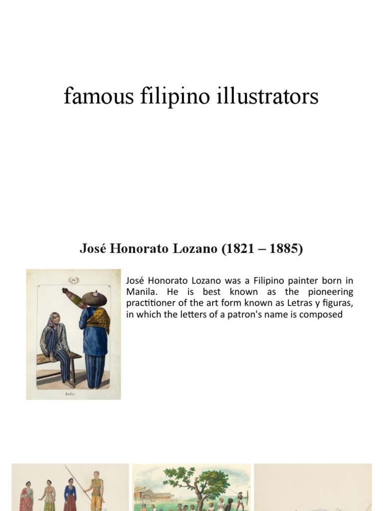Notable Filipino Illustrators and Artists | PDF
