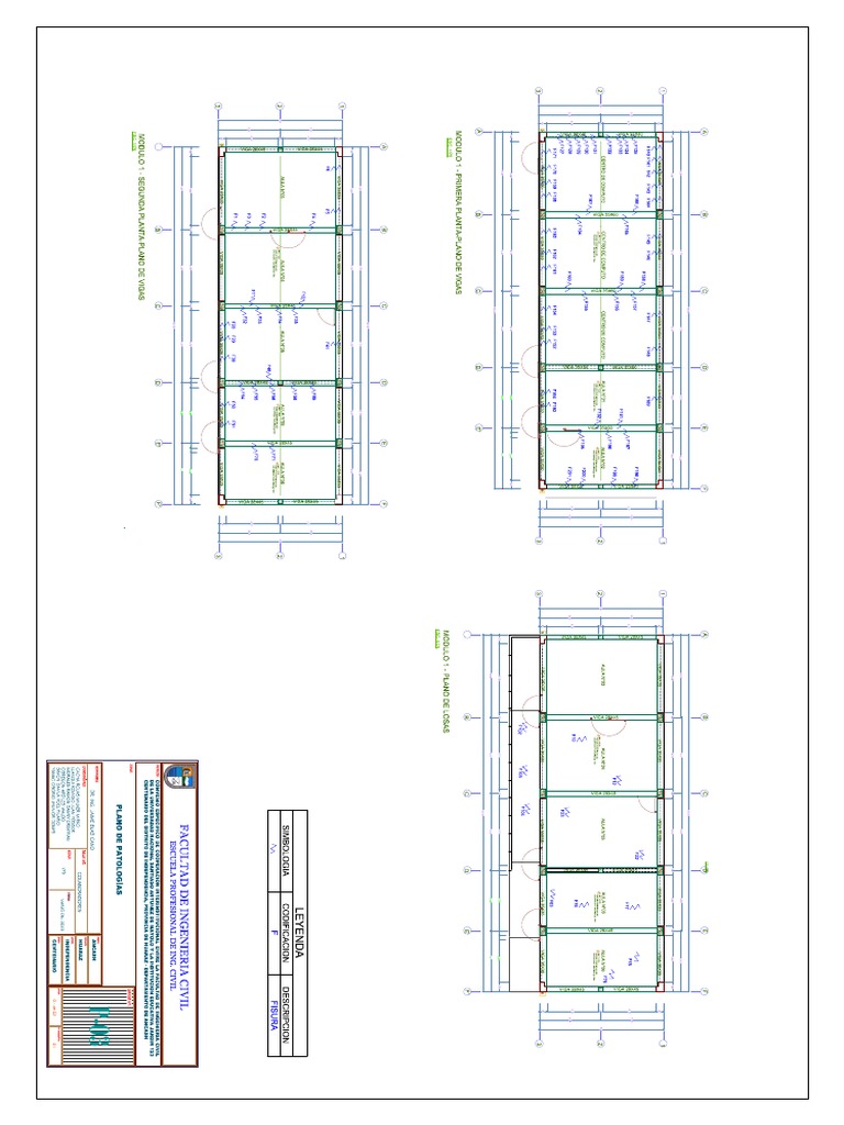 Plano de Patologías Plano de Vigas y Losas | PDF