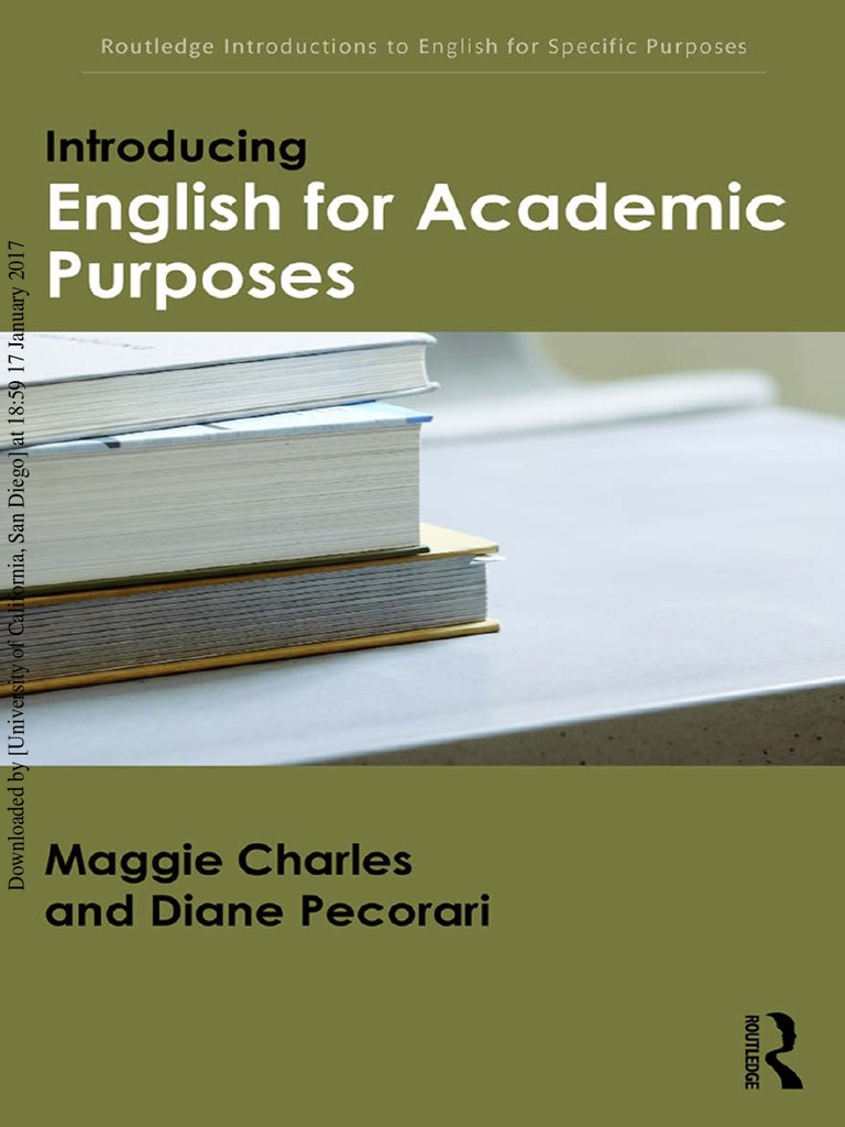 Introducing English For Academic Purposes by Maggie Charles, Diane ...