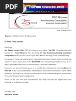 Basketball Solicitation Letter Sample | PDF | Sports & Recreation