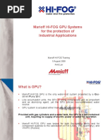 HI-FOG System Component Overview | PDF | Fire Sprinkler System | Valve