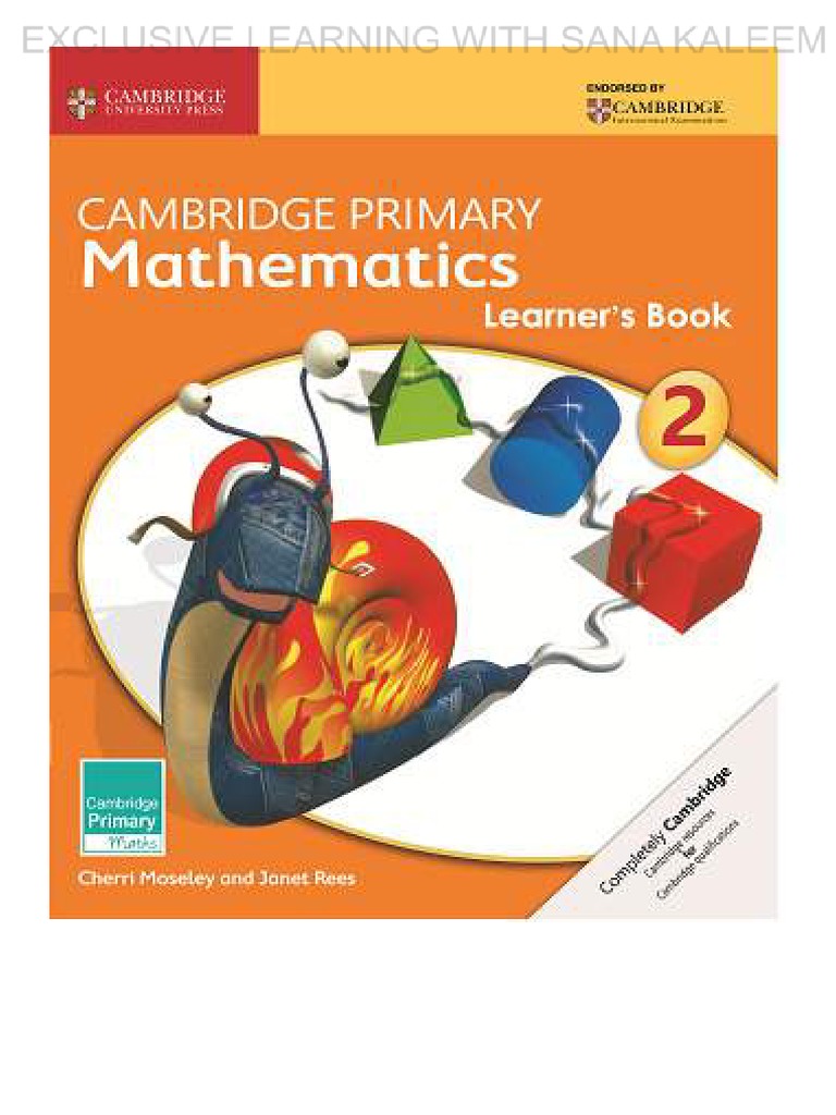 Learner's Book 2 Cambridge Primary Mathematics | PDF