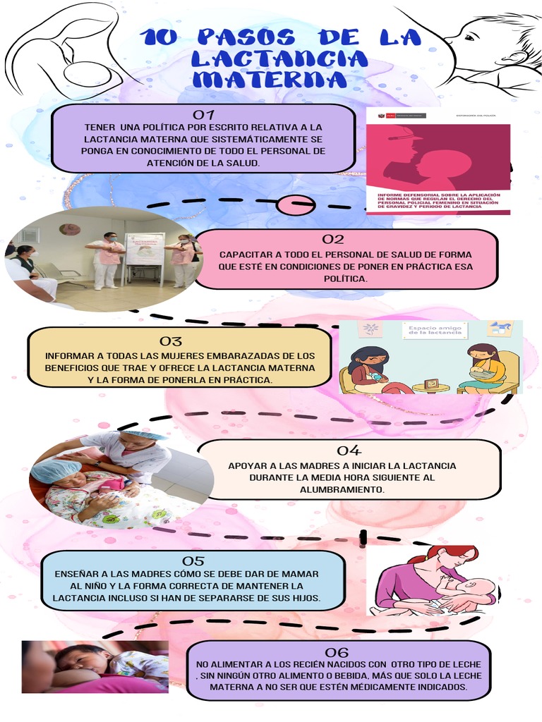 10 Pasos de La Lactancia Materna | PDF | Amamantamiento | Mujer
