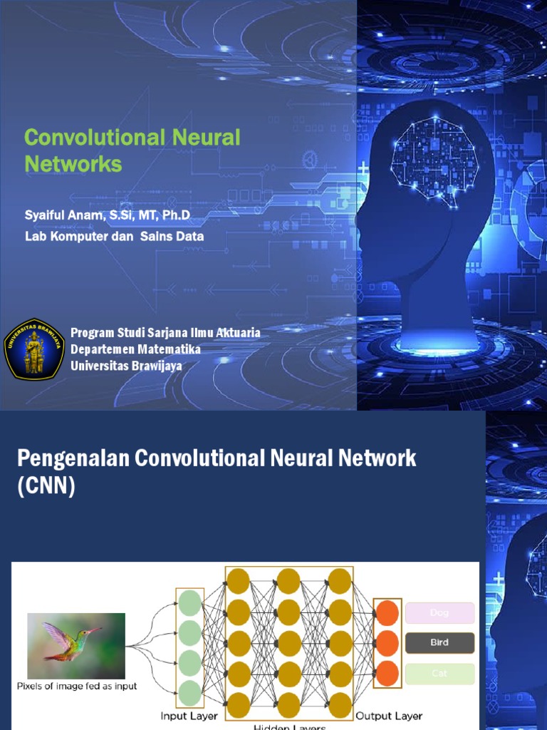 Convolutional Neural Networks: Syaiful Anam, S.Si, MT, PH.D Lab ...