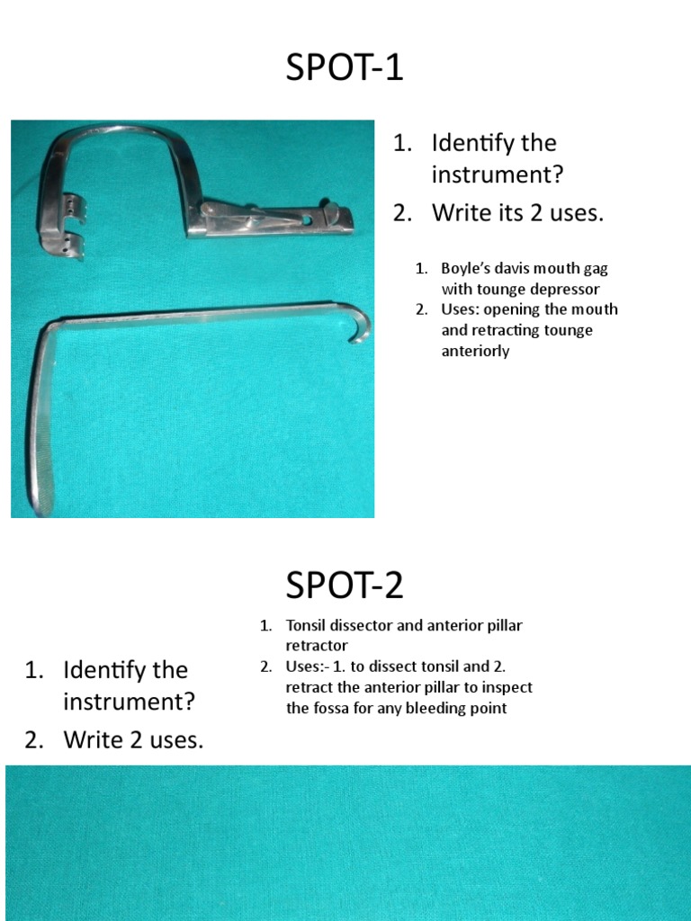 Ent Spotting Set-2 | PDF
