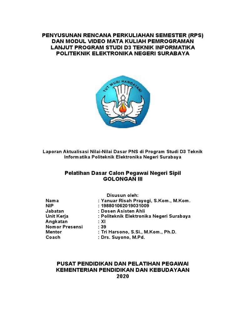 Pemrograman Lanjut | PDF