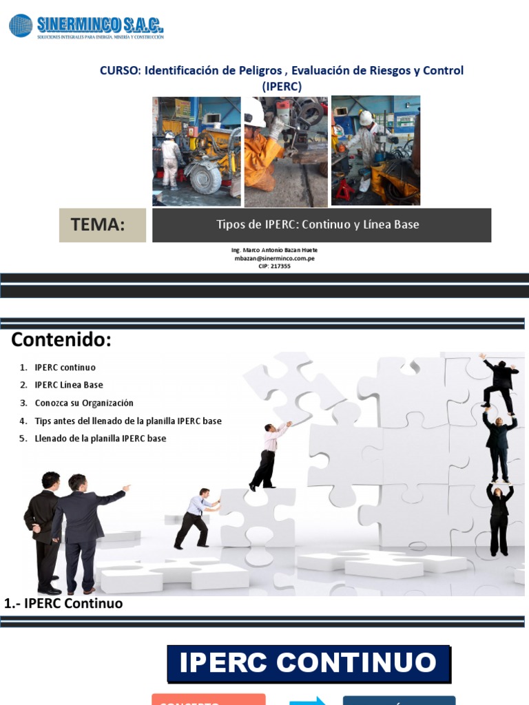 Tipos de IPERC Continuo - Línea Base | PDF