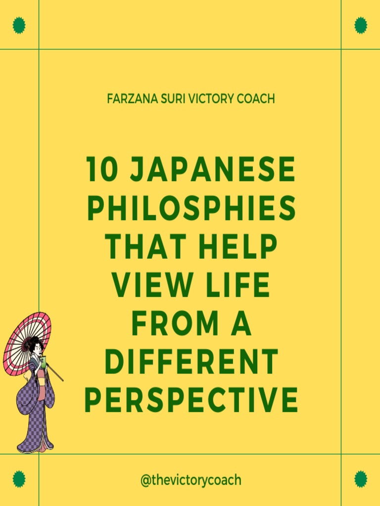10 Japanese Philosophies That Change Life's Perspective | PDF ...