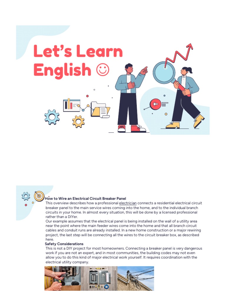 Lets Learn Pdf Electrical Wiring Wire