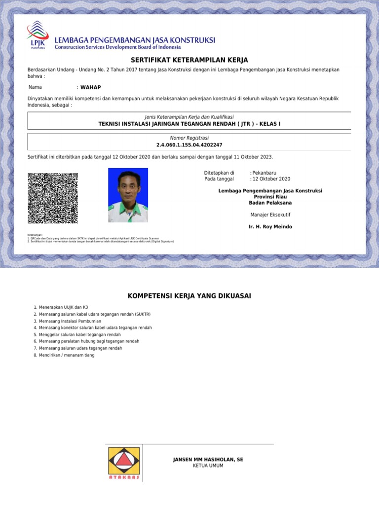 Wahap (SKT Te060 Tk1) | PDF