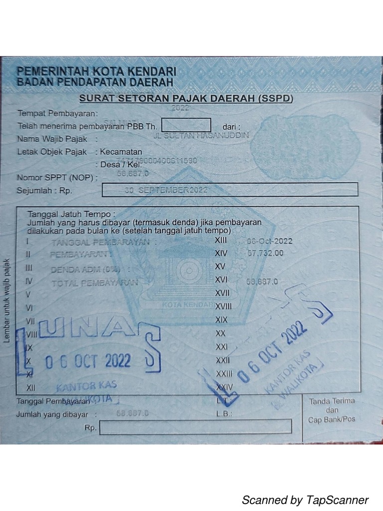 PBB Rumah | PDF