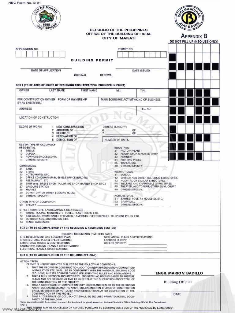 Building Permit Forms | PDF