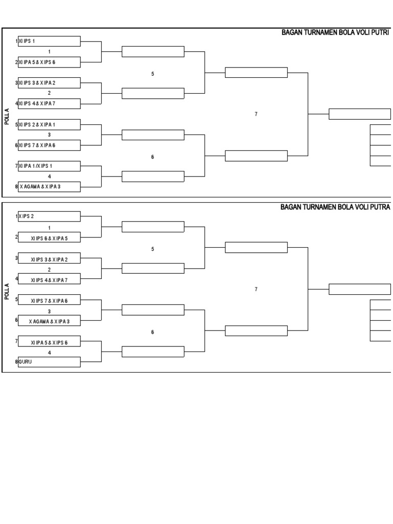 Bagan Bola Voli Classmeet 2023 | PDF