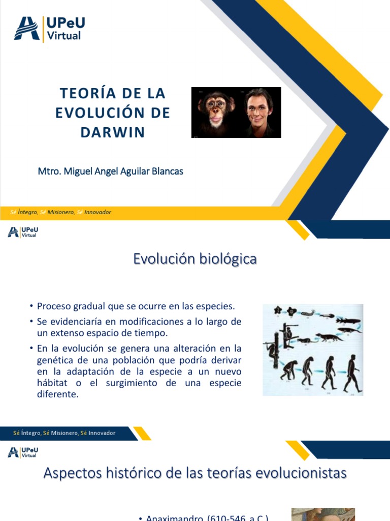 Teoría de la Evolución de Darwin | PDF | Evolución | Biología
