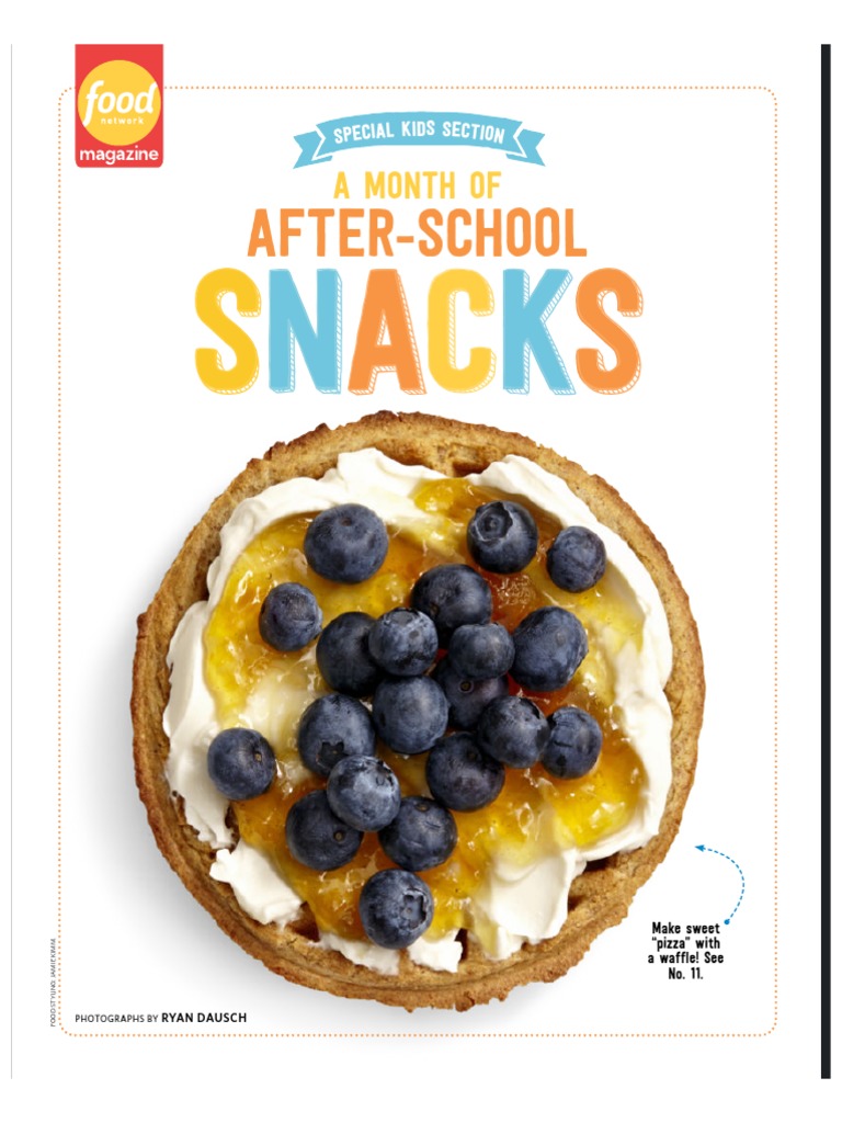 Food Network Magazine April 2015 - Month of After School Snacks | PDF | Food And Drink ...