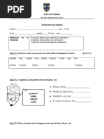 Prueba Consonantes B, G, J y Ñ | PDF