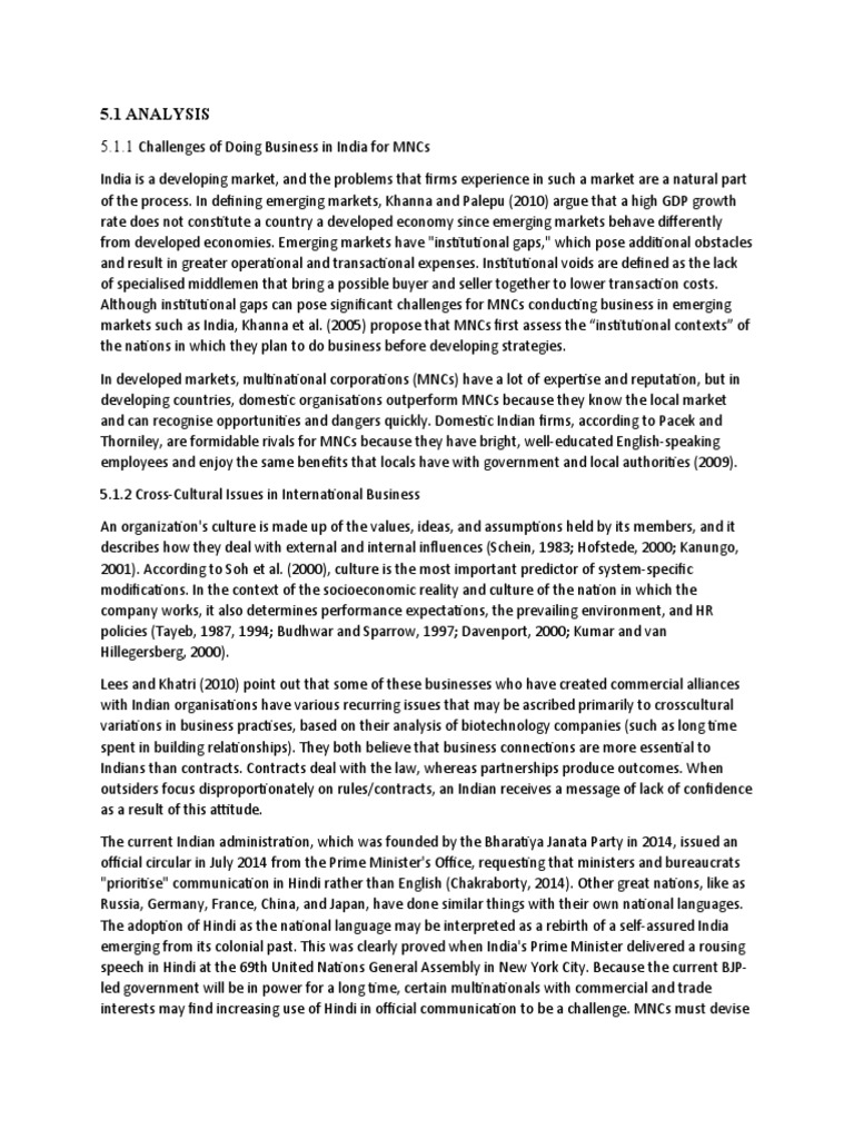 Case Study | PDF | Market (Economics) | Multinational Corporation