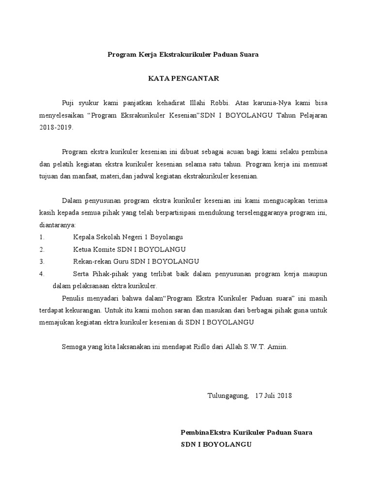 5.g.PROGRAM EKSTRA PADUAN SUARA | PDF