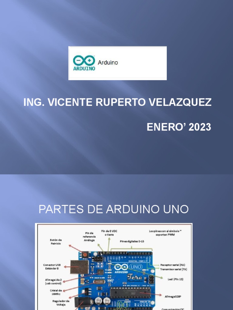 Arduino Uno Virtual Pdf Hardware De La Computadora Programación 