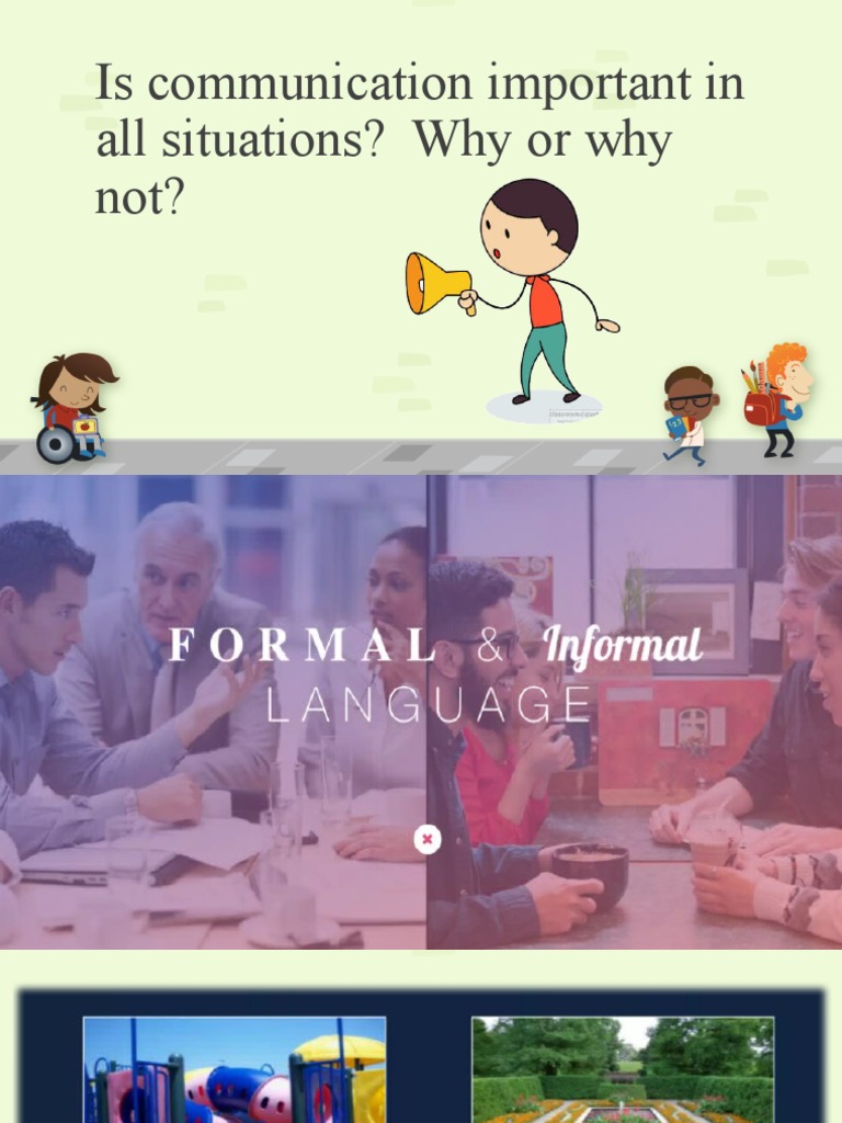 Informal and Forma Language Grade 6 | PDF | Foreign Language Studies