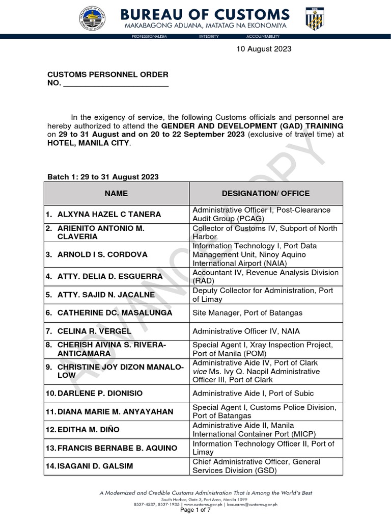 CPO GAD - Adv | PDF