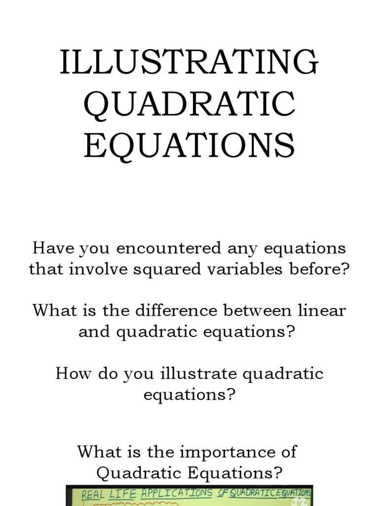 Understanding Quadratic Equations | PDF