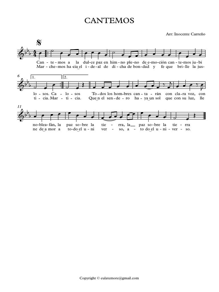 Cantemos Simon Bolivar | PDF