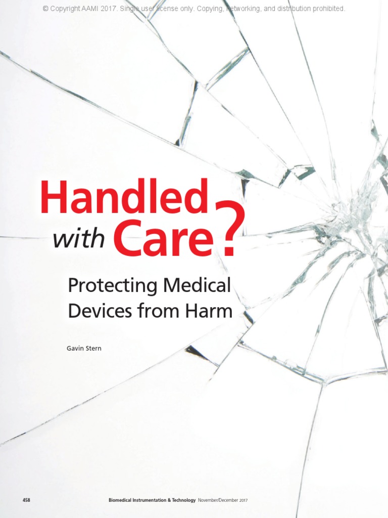 Handeld Witch Care? Protecting Medical Devices From Harm - STERN - 2017 ...