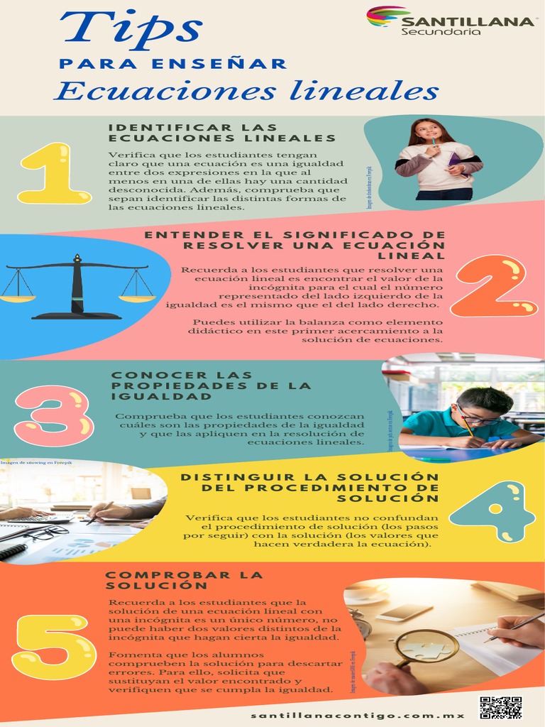 Tips para Ensenar Ecuaciones Lineales | PDF | Ecuaciones | Matemáticas Tips para Ensenar Ecuaciones Lineales | PDF | Ecuaciones | Matemáticas
