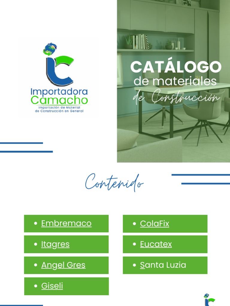 Catalogo Importadora Camacho | PDF | Materiales