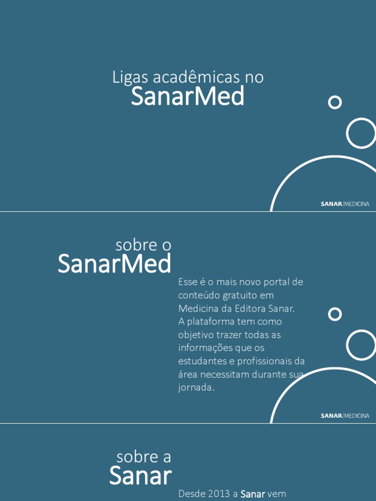Programa Ligas Sanar - Sanarmed | PDF