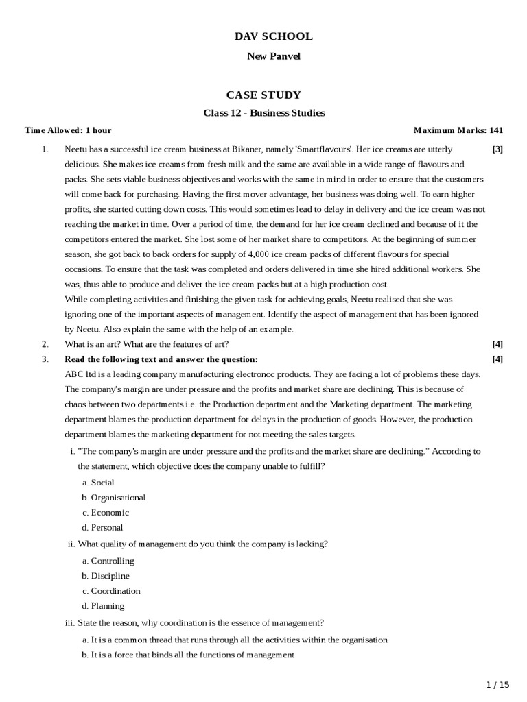 BST Case Studies 4 Chapters QP | PDF | Capital Structure | Equity (Finance)
