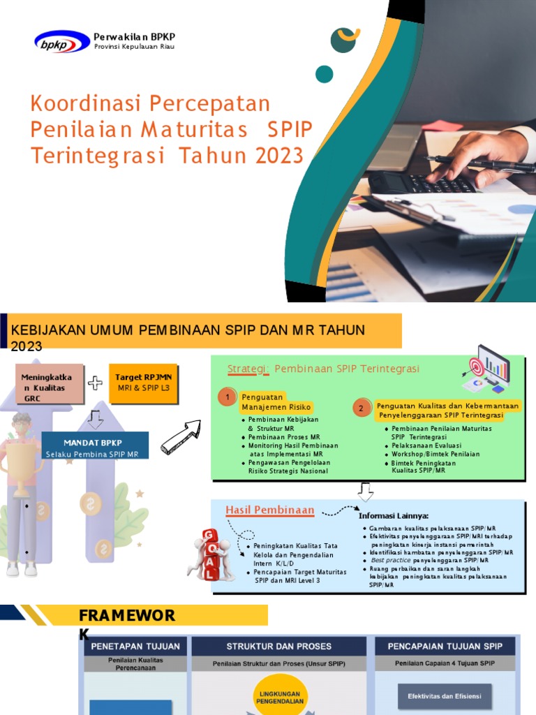 Bahan Paparan SPIP Kabupaten Bintan | PDF | Bisnis