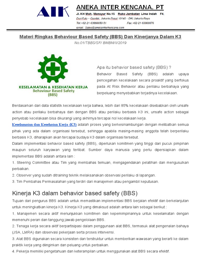 1.10 Training Materi BBS | PDF