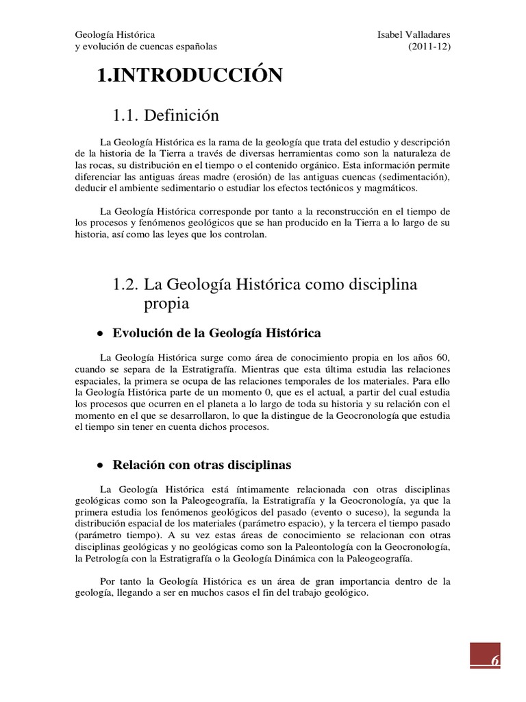 Geología-Histórica-1 | PDF