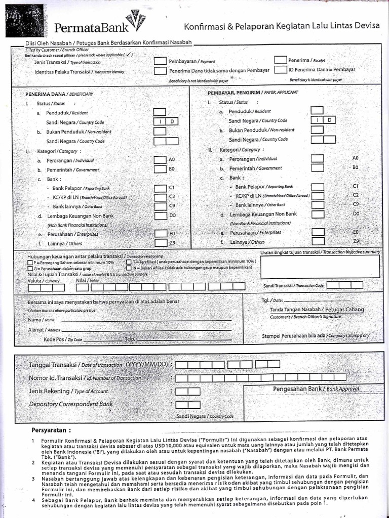 Bank Itt Form | PDF