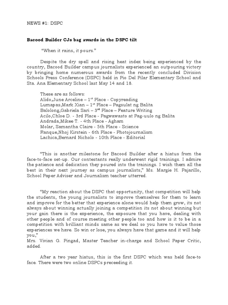 News Dspc Pdf