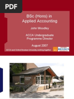 BSc Applied Accounting RAP Guide | PDF | Evaluation | Sustainability