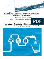 Sample Water Safety Plan - Water District | PDF