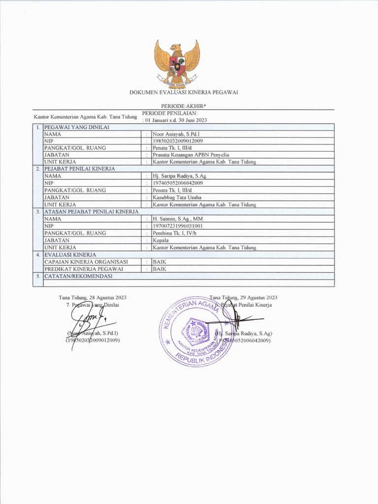 HEK-DEK Jan-Juni | PDF