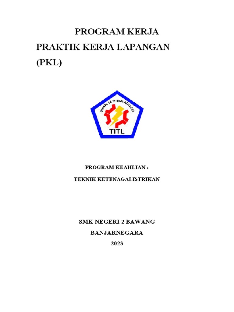 Program Kerja PKL TITL 2023-2024 | PDF