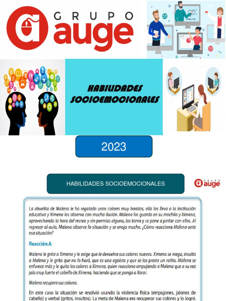 Habilidades Socioemocionales 2023 | PDF | Las emociones | Empatía